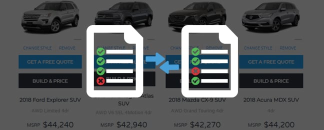7 Reasons Your Website Should Have An Intuitive Vehicle Comparison Tool ...